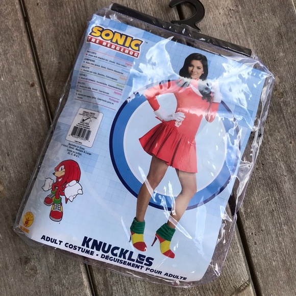 Rubie's | Dresses | Sonic The Hedgehog Knuckles Costume Sexy New Glove ...